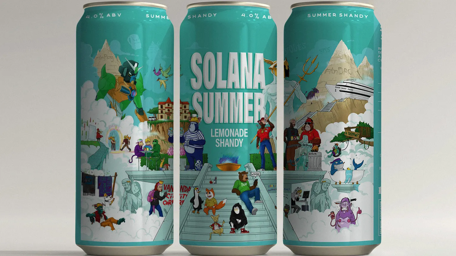 Solana Now Has a Beer—With DeGods, Okay Bears and Other NFTs on the Can ...